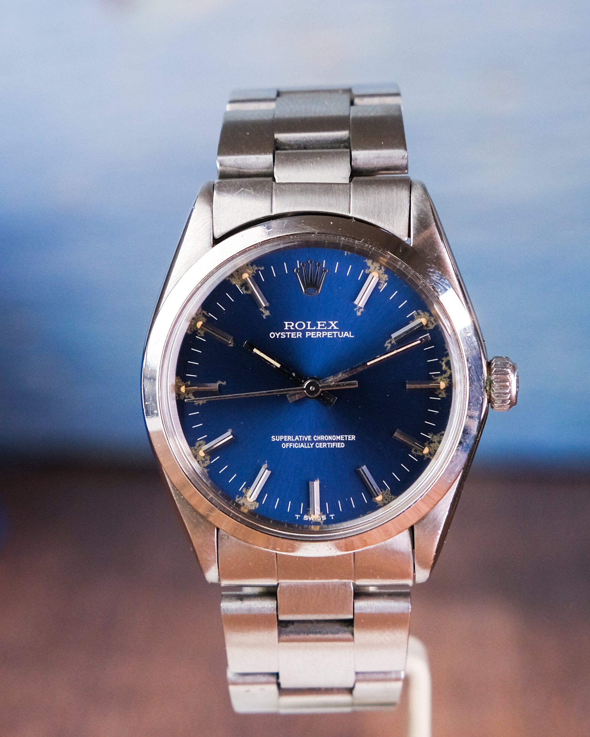 Rolex 1002 Oyster perpetual With Blue Dial – Perpetual Watch Lover (PWL)