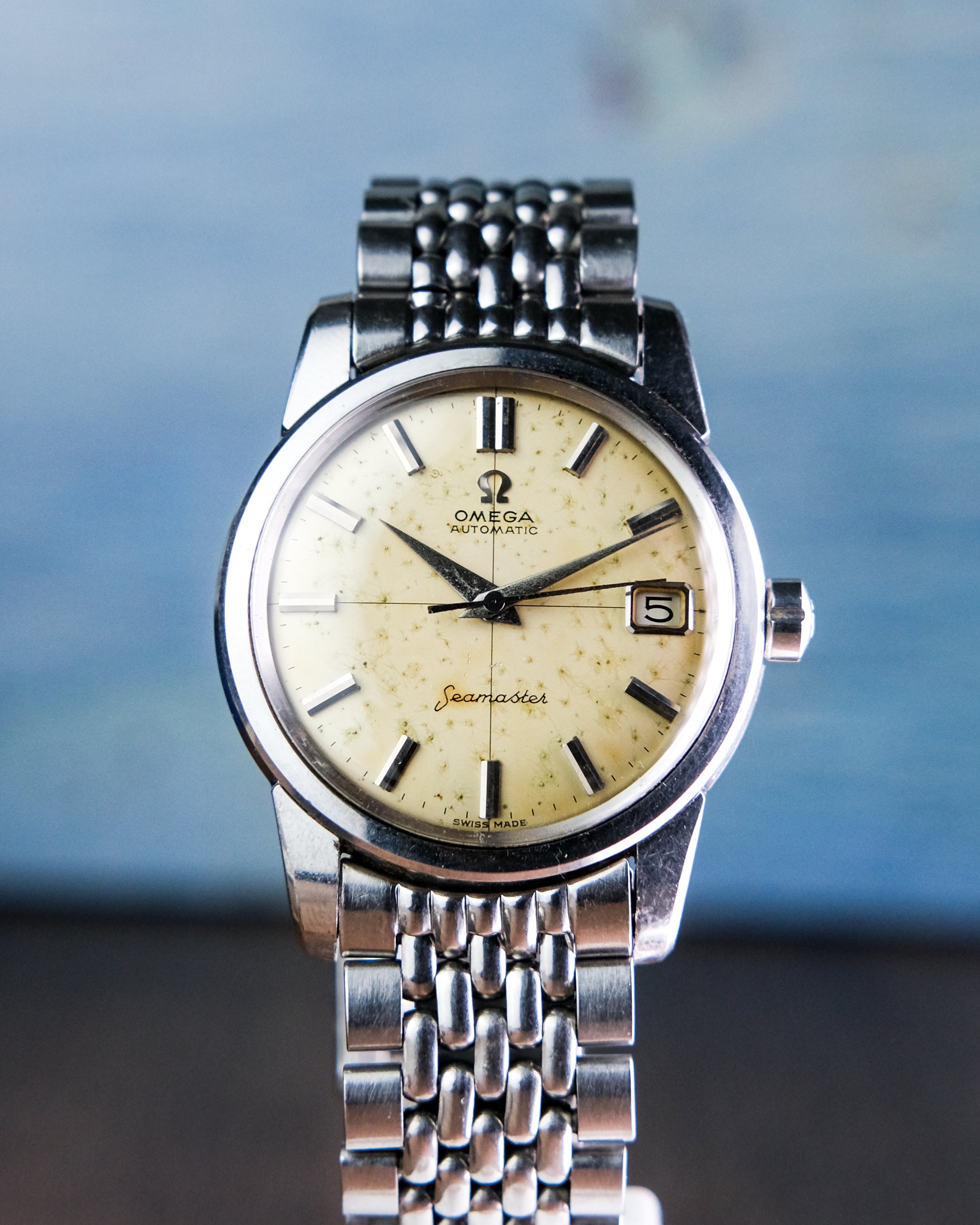 Omega Seamaster Ref 2849 Leopard crosshair ON BOR – Perpetual Watch ...