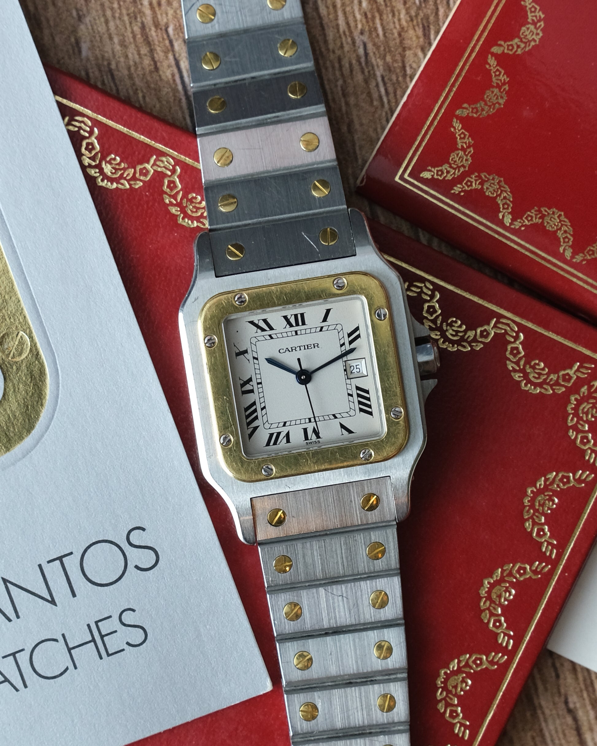 Cartier Santos Reference 2961 with papers – Perpetual Watch Lover (PWL)