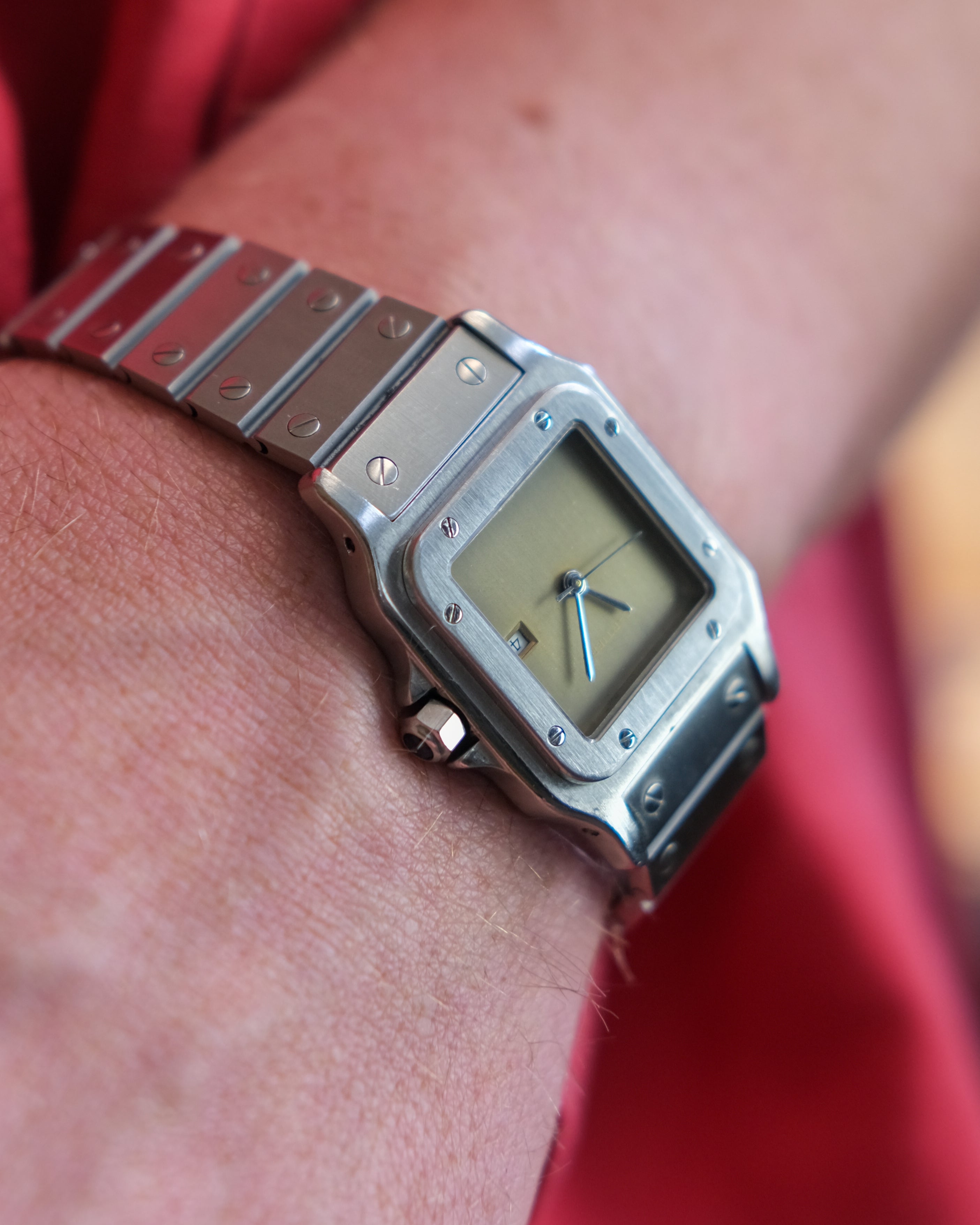 Cartier Santos Carré Ref 2960 with Ghost dial – Perpetual Watch Lover (PWL)